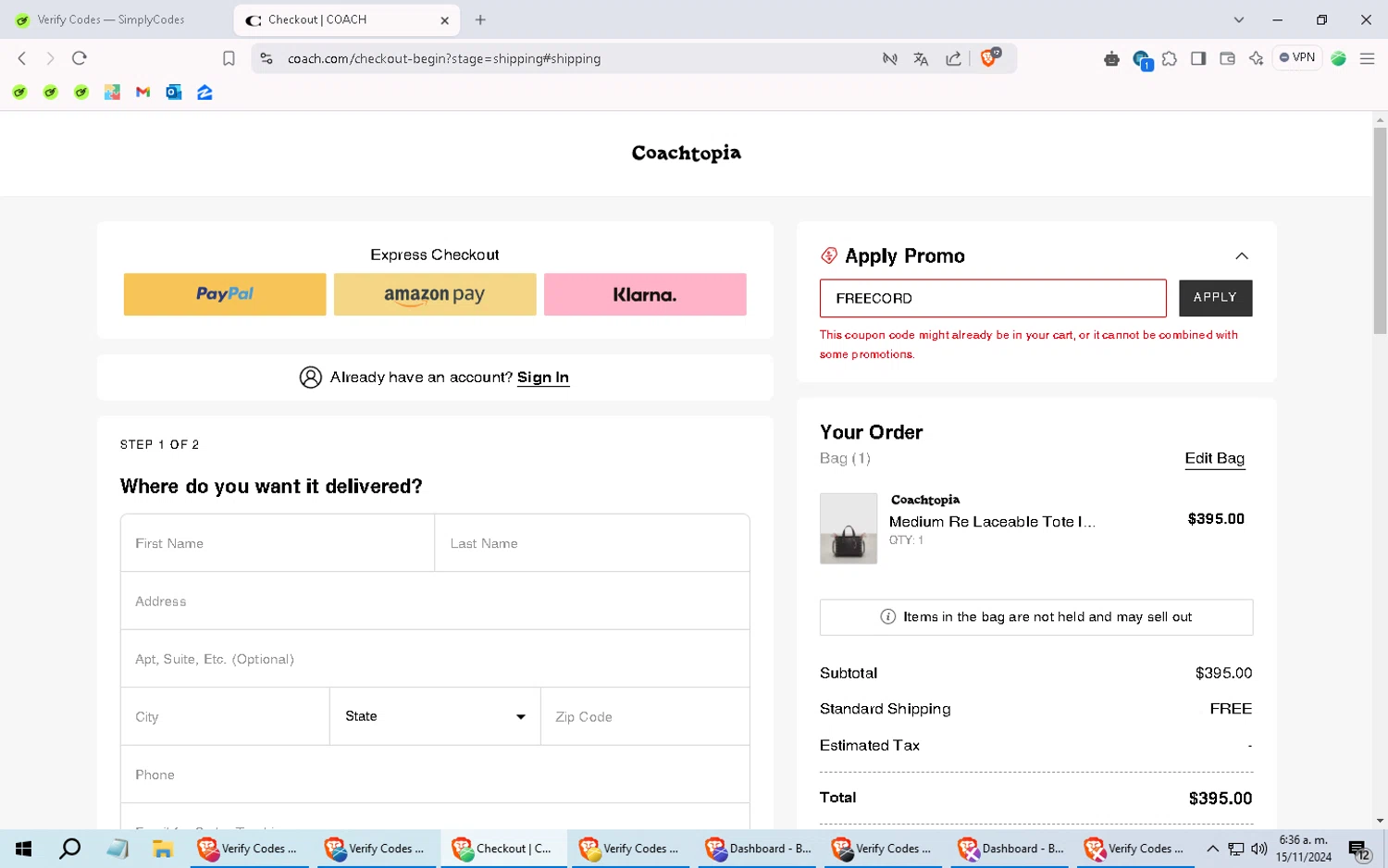 Coach Promo Codes - $20 Off | December 2024