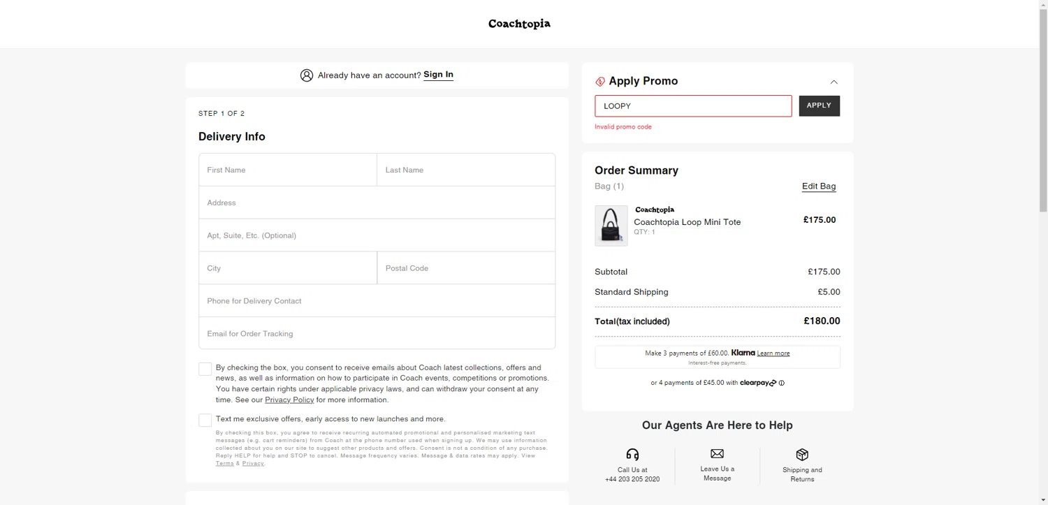 Coach Promo Codes - $20 Off (1 Verified) Dec 2025
