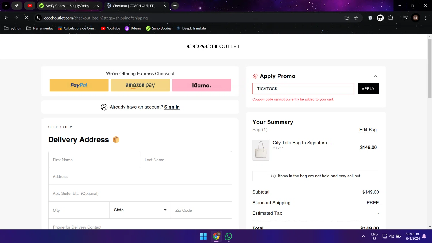 Coach Outlet Promo Codes - $20 Off | September 2024