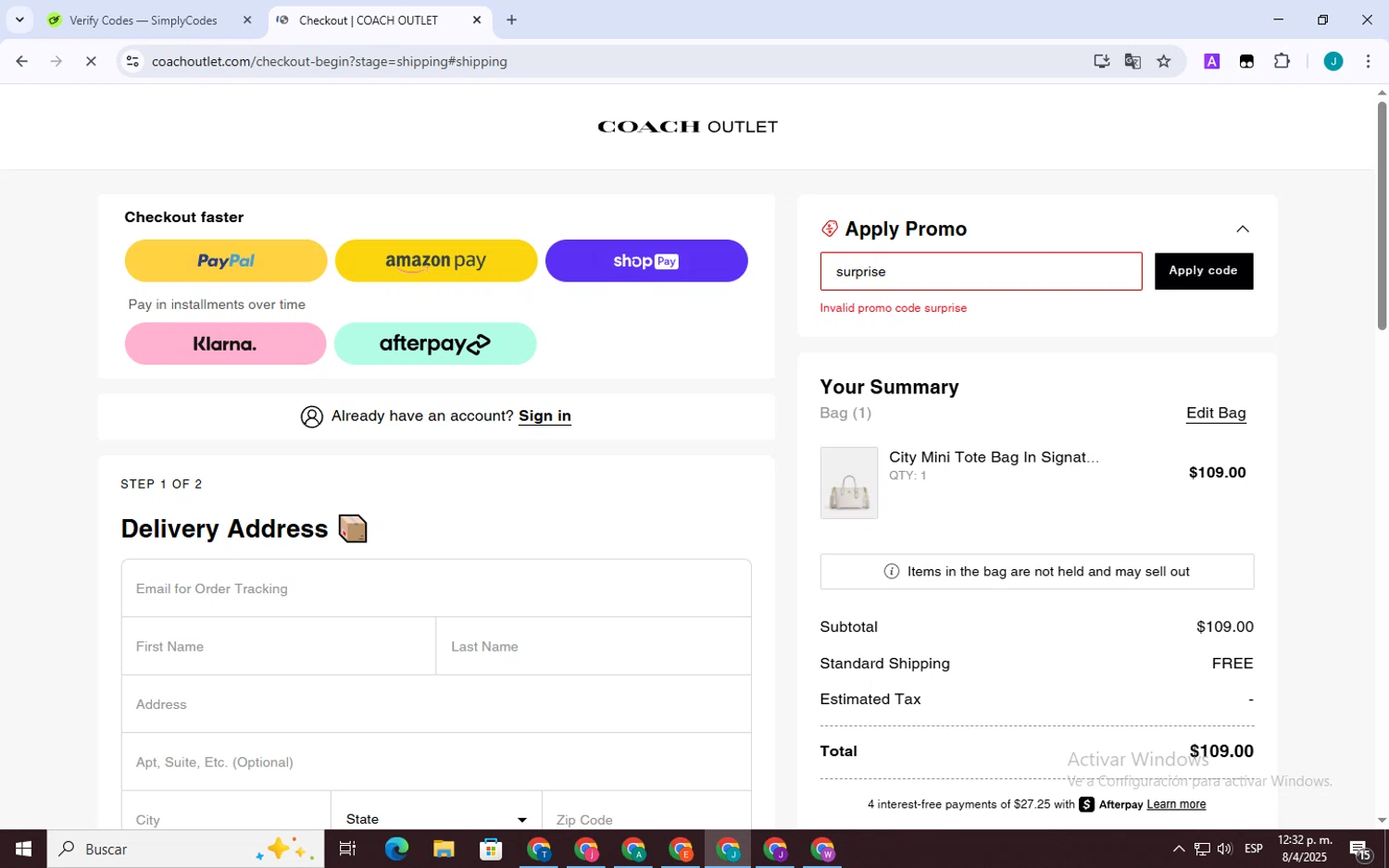 Coach Outlet Promo Codes (1 Verified) - $20 Off Jul 2025