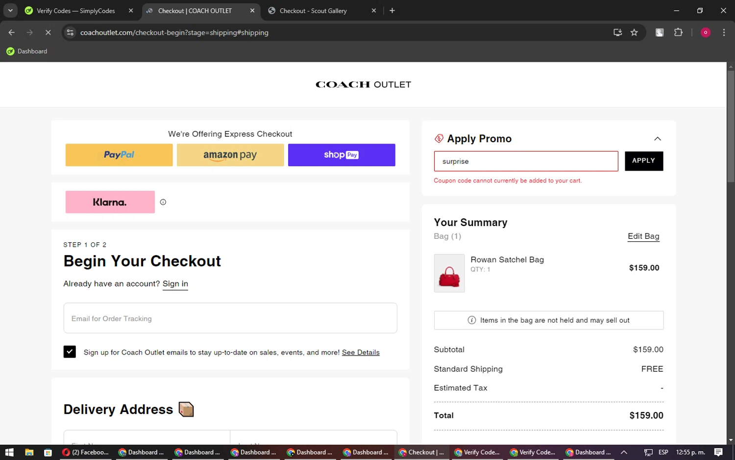 Coach Outlet Promo Codes - $20 Off | October 2024