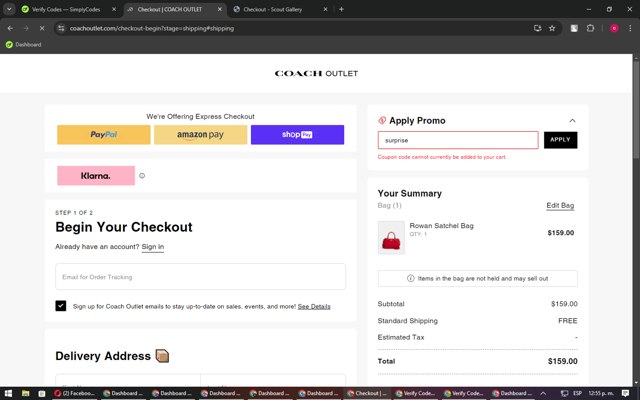 Coach Outlet Promo Codes - $20 Off | October 2024