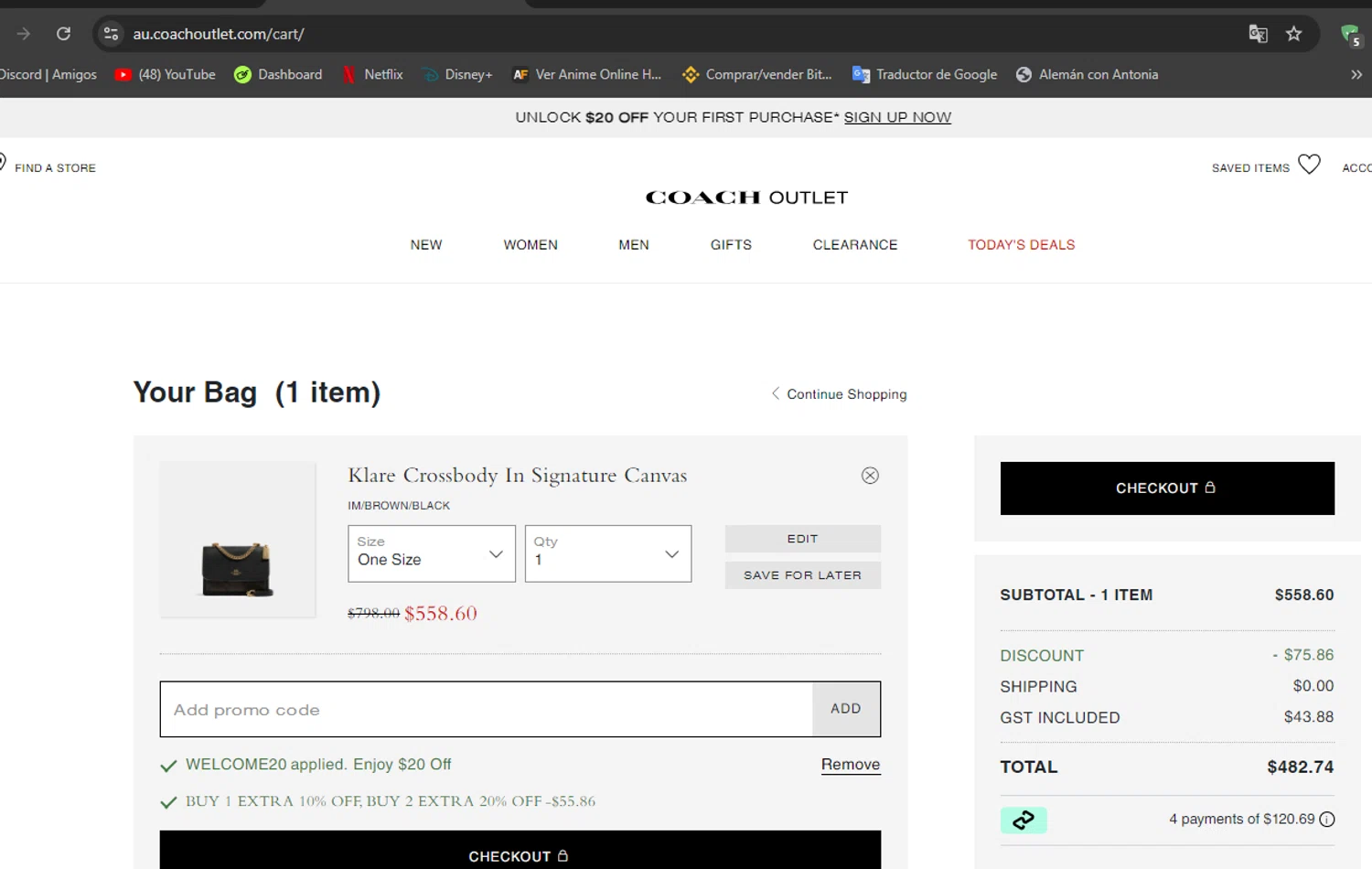 Coach Outlet Promo Codes - $20 Off | September 2024