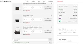 Coach Outlet Promo Codes (1 Verified) - 30% Off Oct 2025