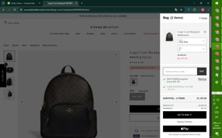 Coach Outlet Promo Codes (1 Verified) - $20 Off Jun 2025