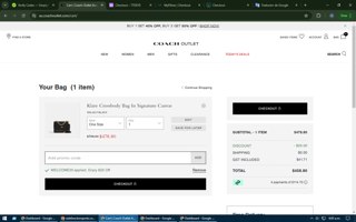 Coach Outlet Promo Codes (4 Verified) - $20 Off Mar 2025