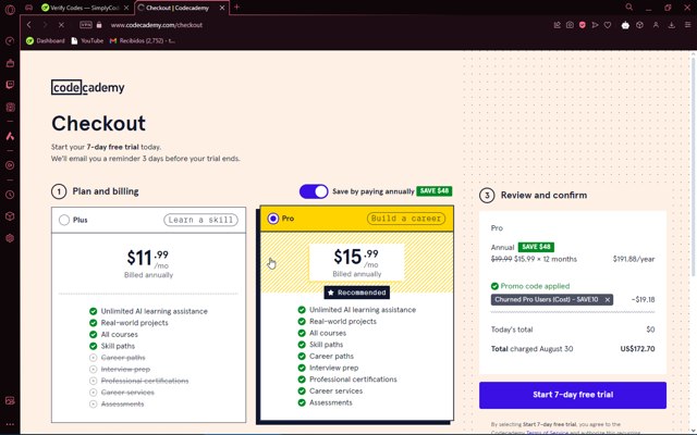 Codecademy Promo Codes - 15% Off | September 2024