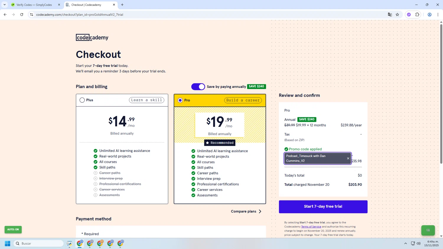 Codecademy Promo Codes - 15% Off (15 Verified) Feb 2026