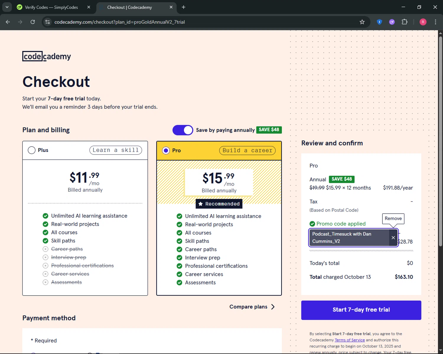 Codecademy Promo Codes (15 Verified) - 50% Off Oct 2025