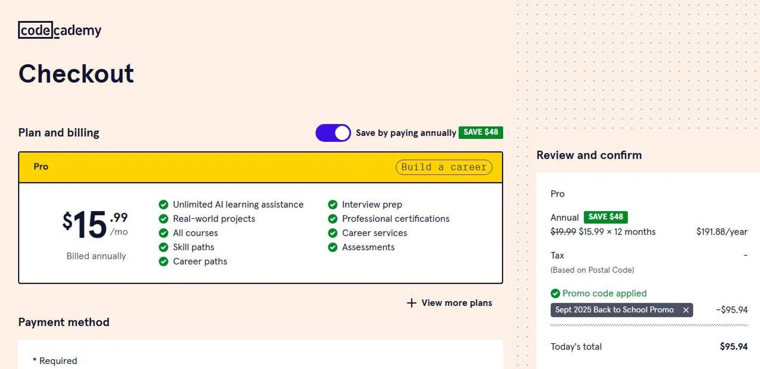 Codecademy Promo Codes (15 Verified) - 15% Off Sep 2025