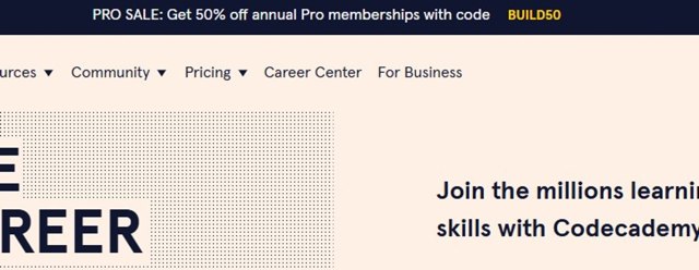Codecademy Promo Codes (9 Verified) - 15% Off Mar 2025