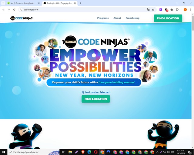 Code Ninjas Promo Codes (2 Verified) - 15% Off Aug 2025