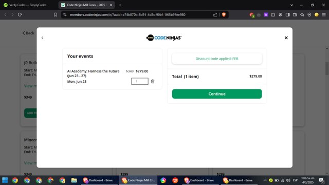 Code Ninjas Promo Codes (2 Verified) - 15% Off Sep 2025