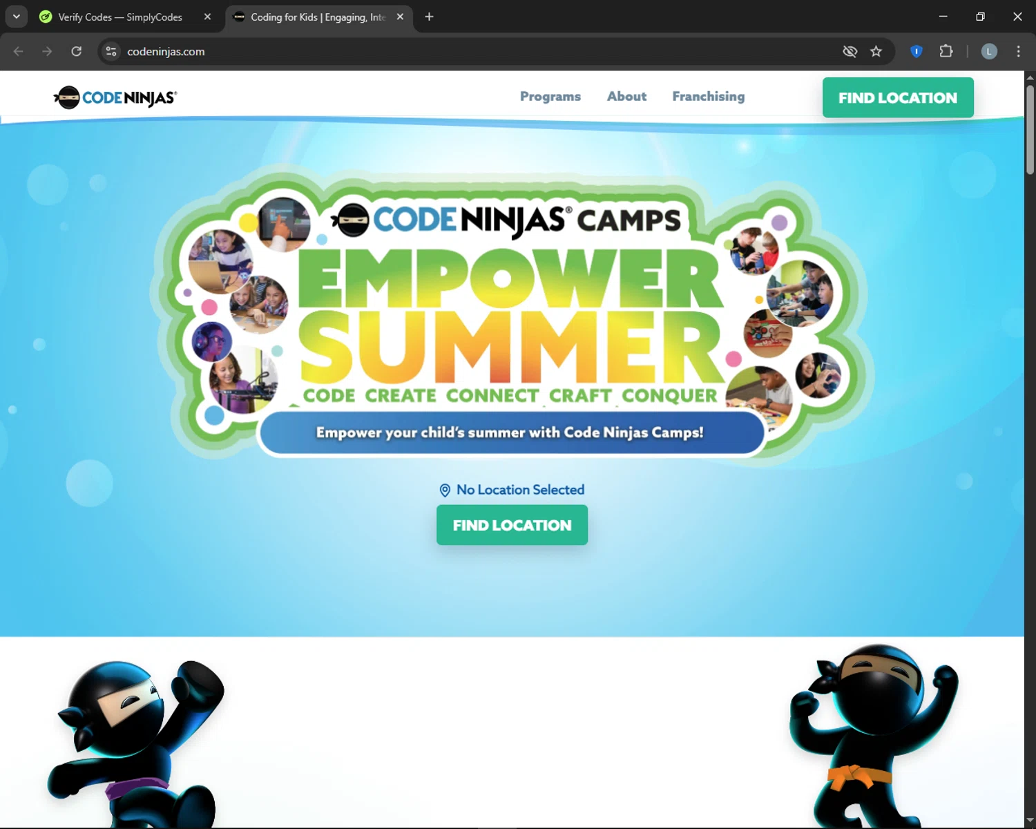 Code Ninjas Promo Codes (1 Verified) - 25% Off Aug 2025