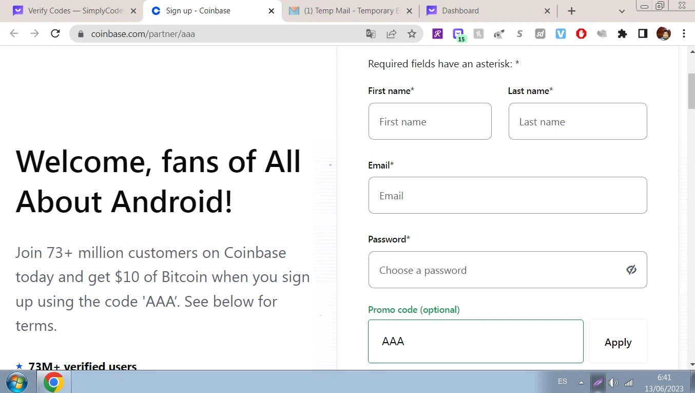 Coinbase Promo Codes - $10 Off | December 2024
