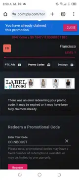 Cointiply Promo Codes - 25% Off (2 Verified) May 2026