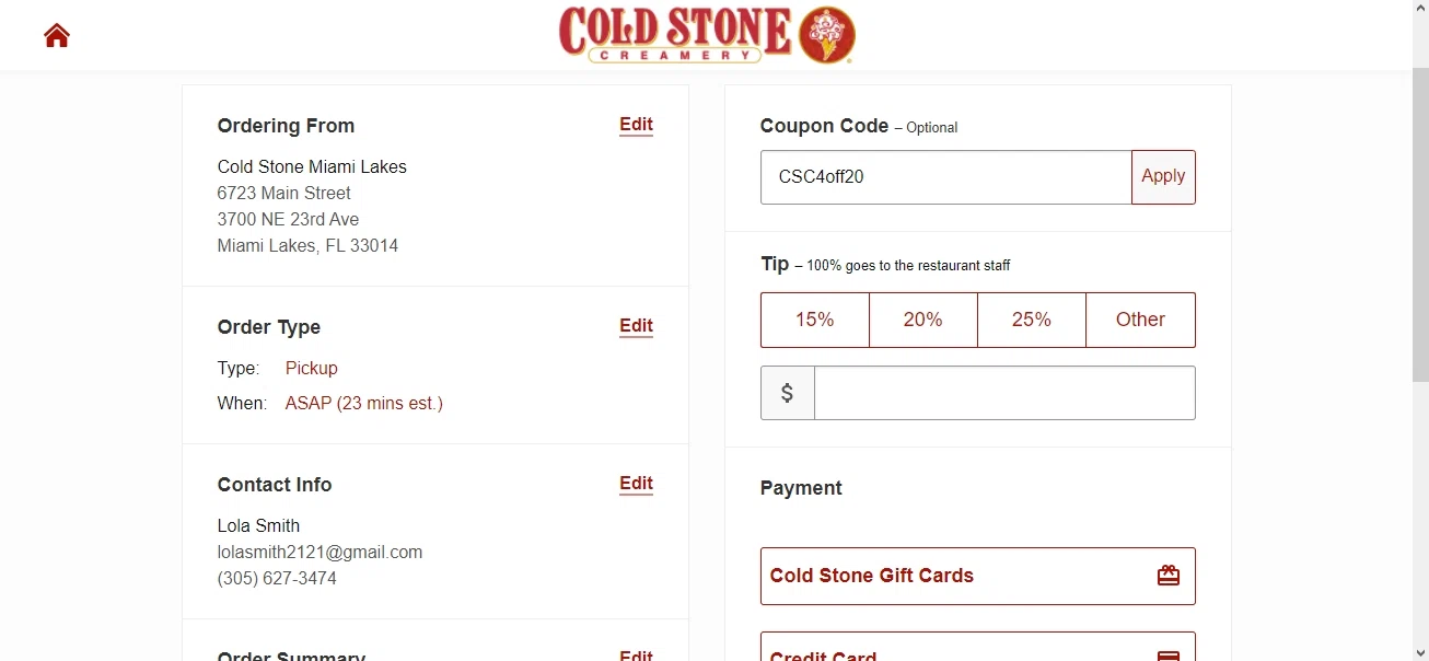 Cold Stone Creamery Coupons - up to $3 Off | October 2024
