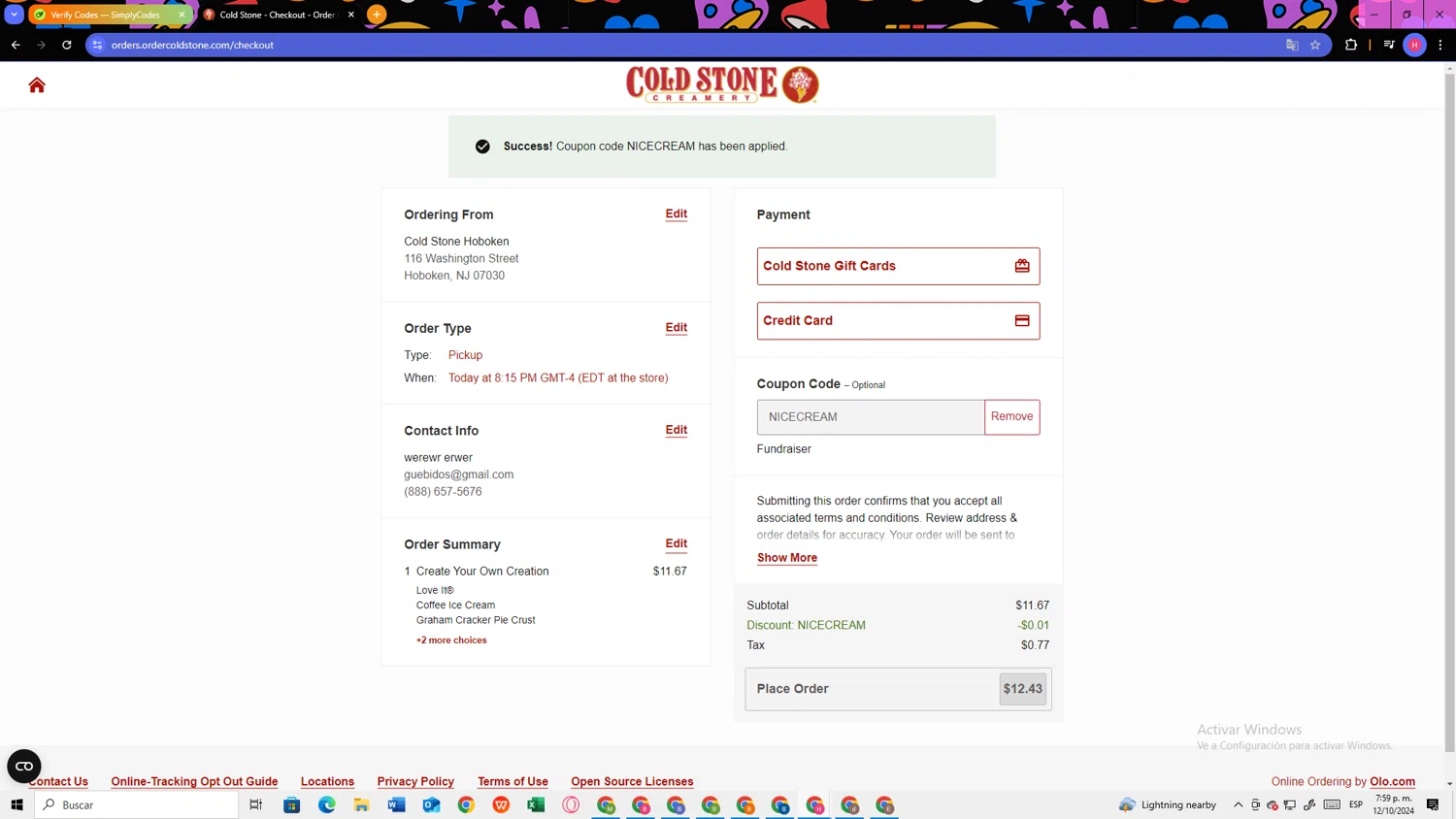Cold Stone Creamery Promo Code (1 Verified) - 10% Off Jan 2025