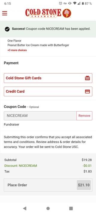 Cold Stone Creamery Promo Codes - $5 Off Coupons Sep 2025