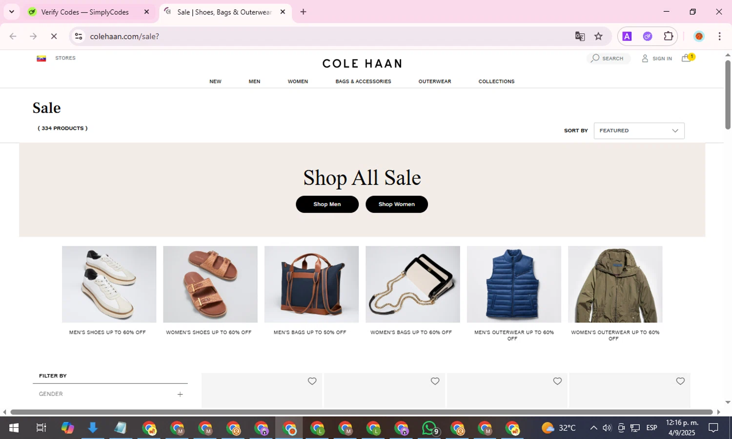 Cole Haan Promo Codes - 10% Off Coupons Jan 2026