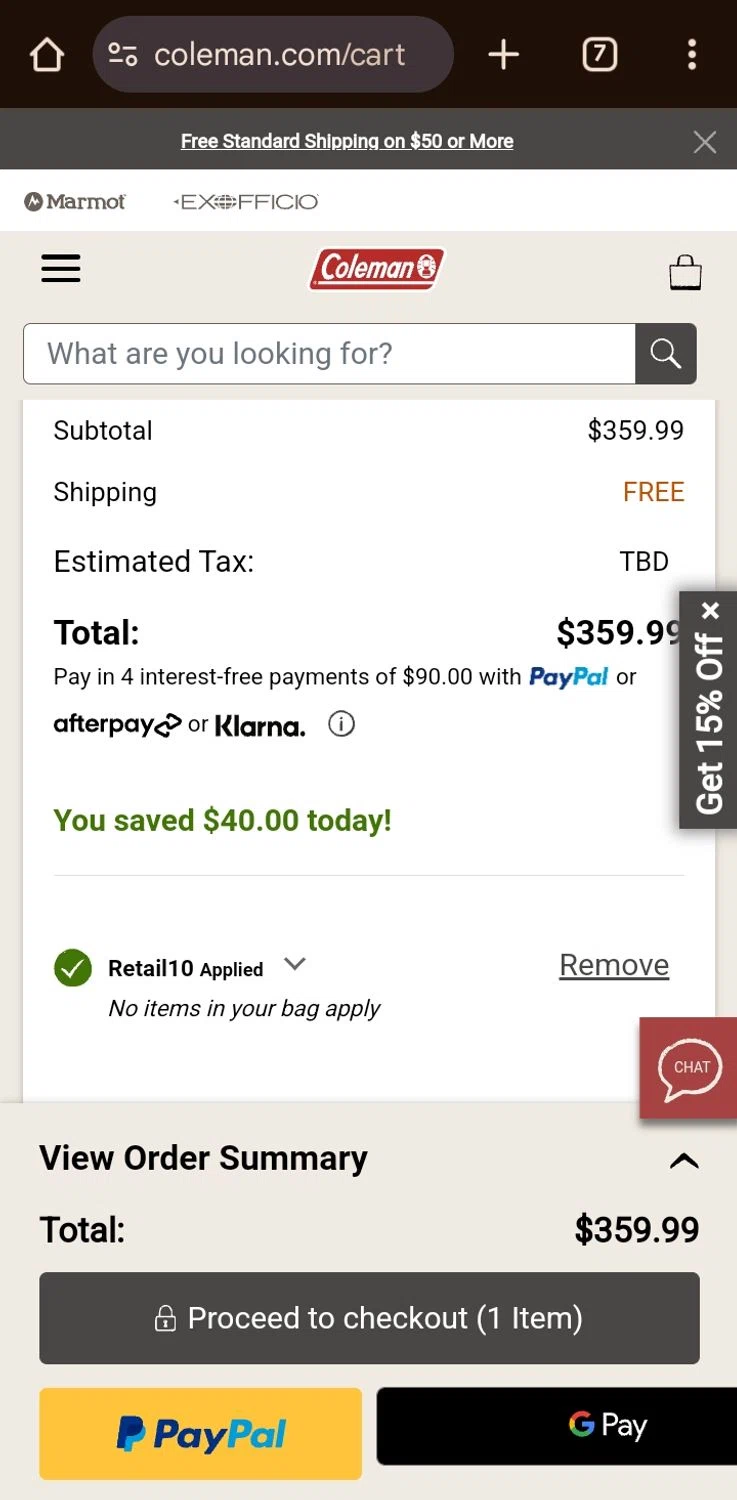 Coleman Promo Codes - 30% Off | November 2024