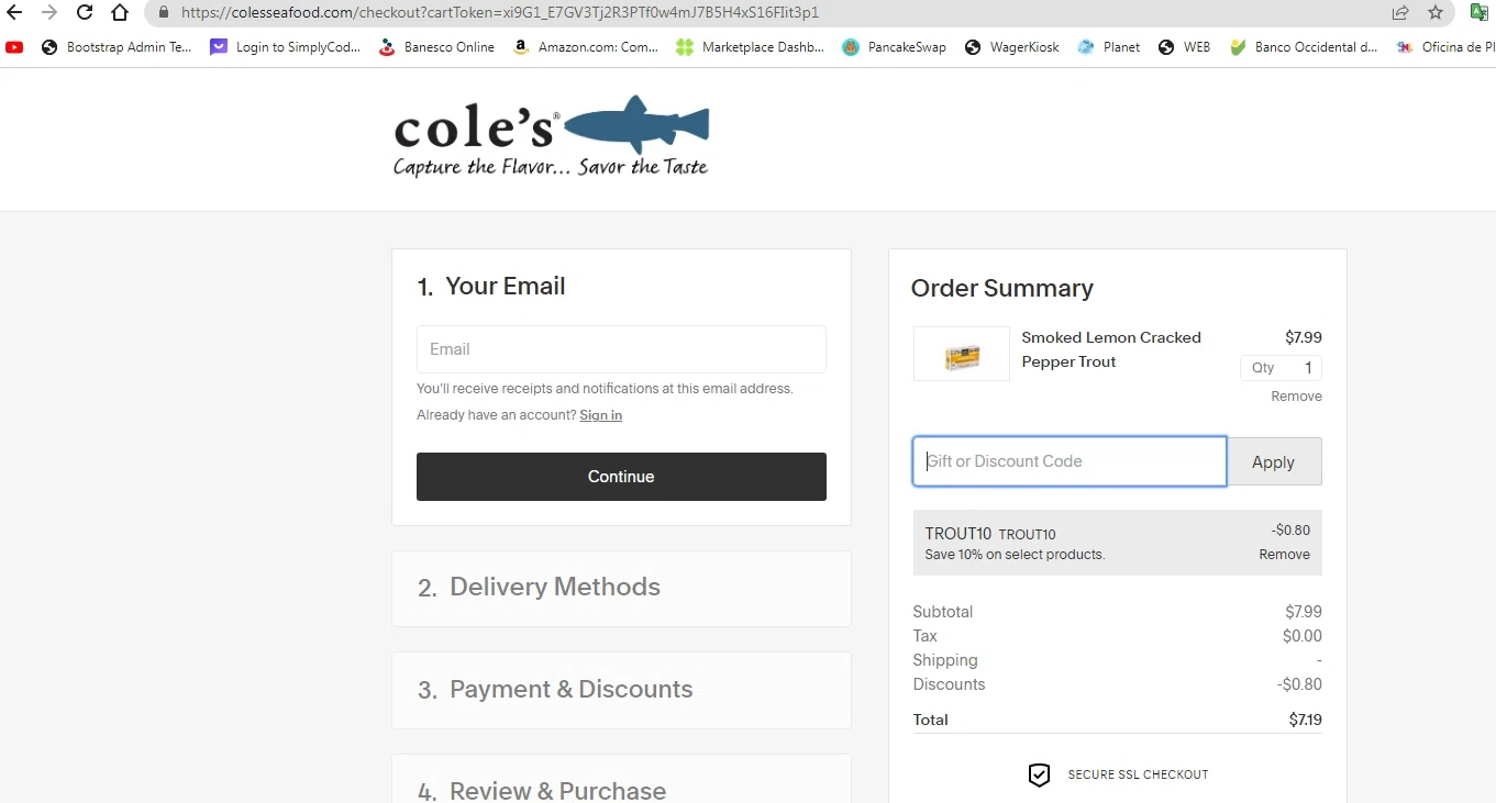 Cole's Discount Codes - 10% Off | January 2025