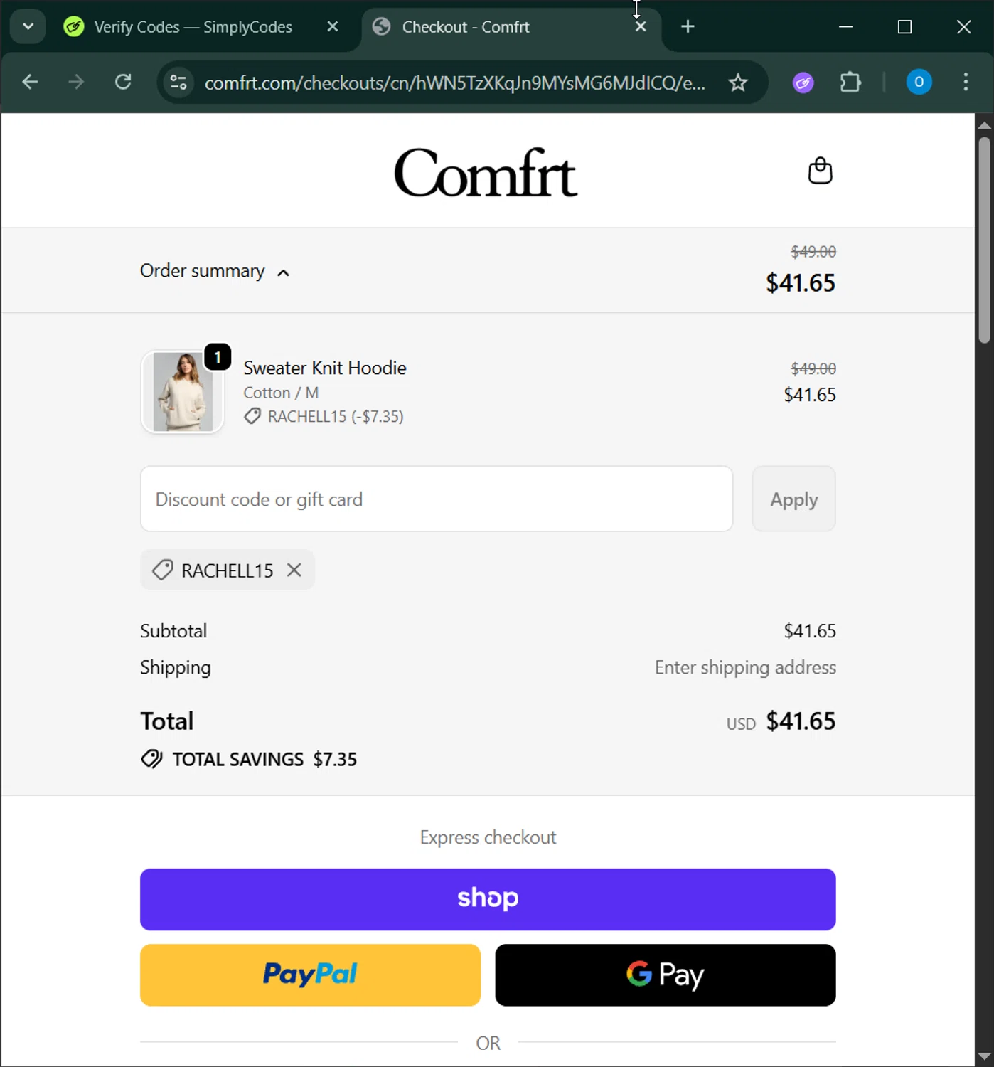 Comfrt Promo Codes - 15% Off (33 Verified) Jan 2026