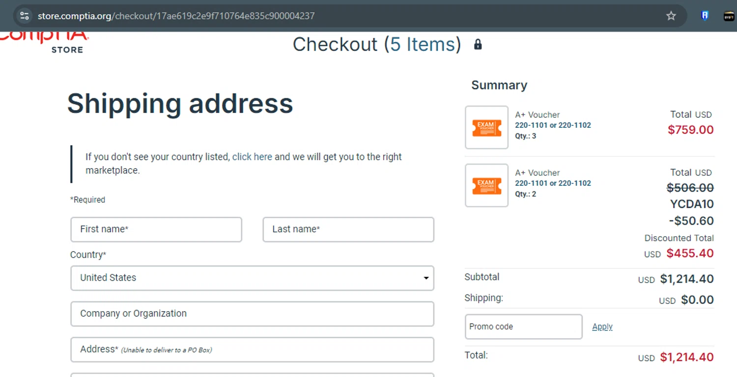 CompTIA Promo Codes – 15% Off | August 2024