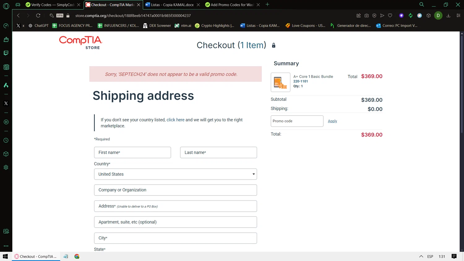 CompTIA Promo Codes (2 Verified) - 10% Off w/Code Apr 2025