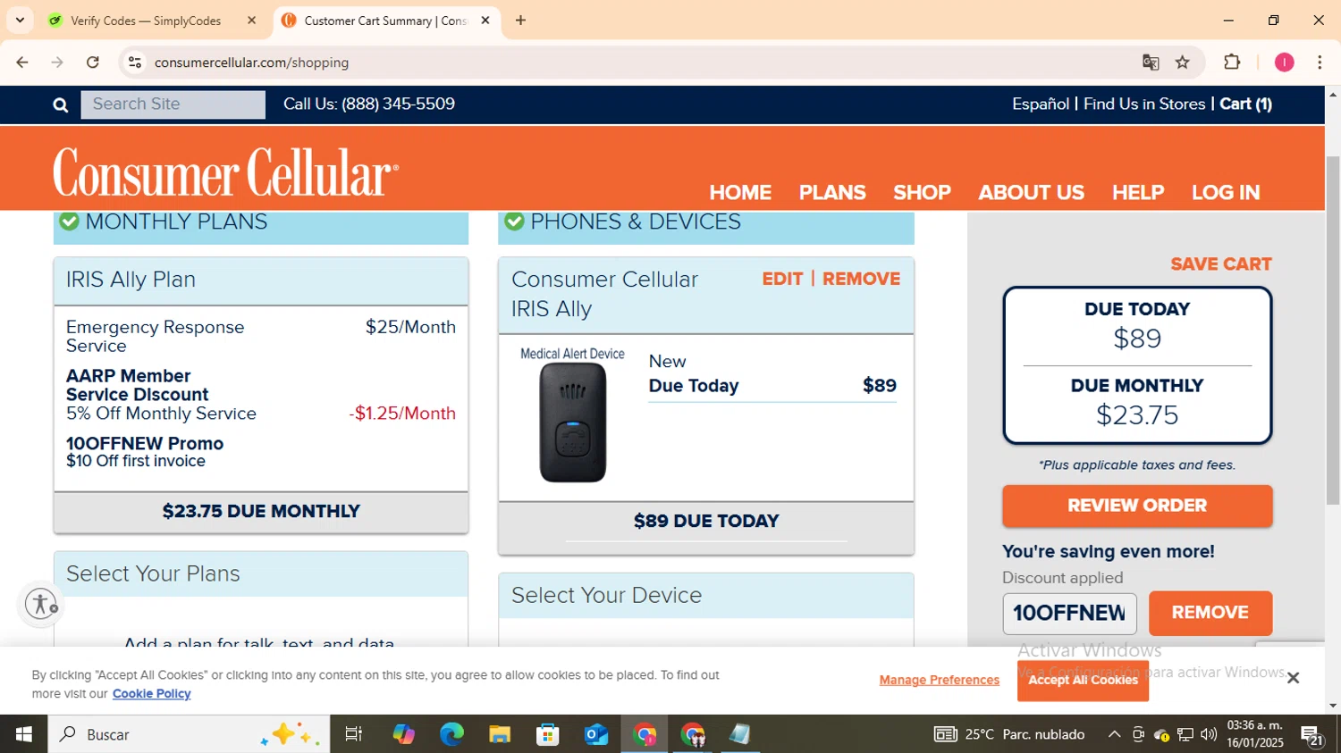 Consumer Cellular Promo Codes - 10% Off | January 2025