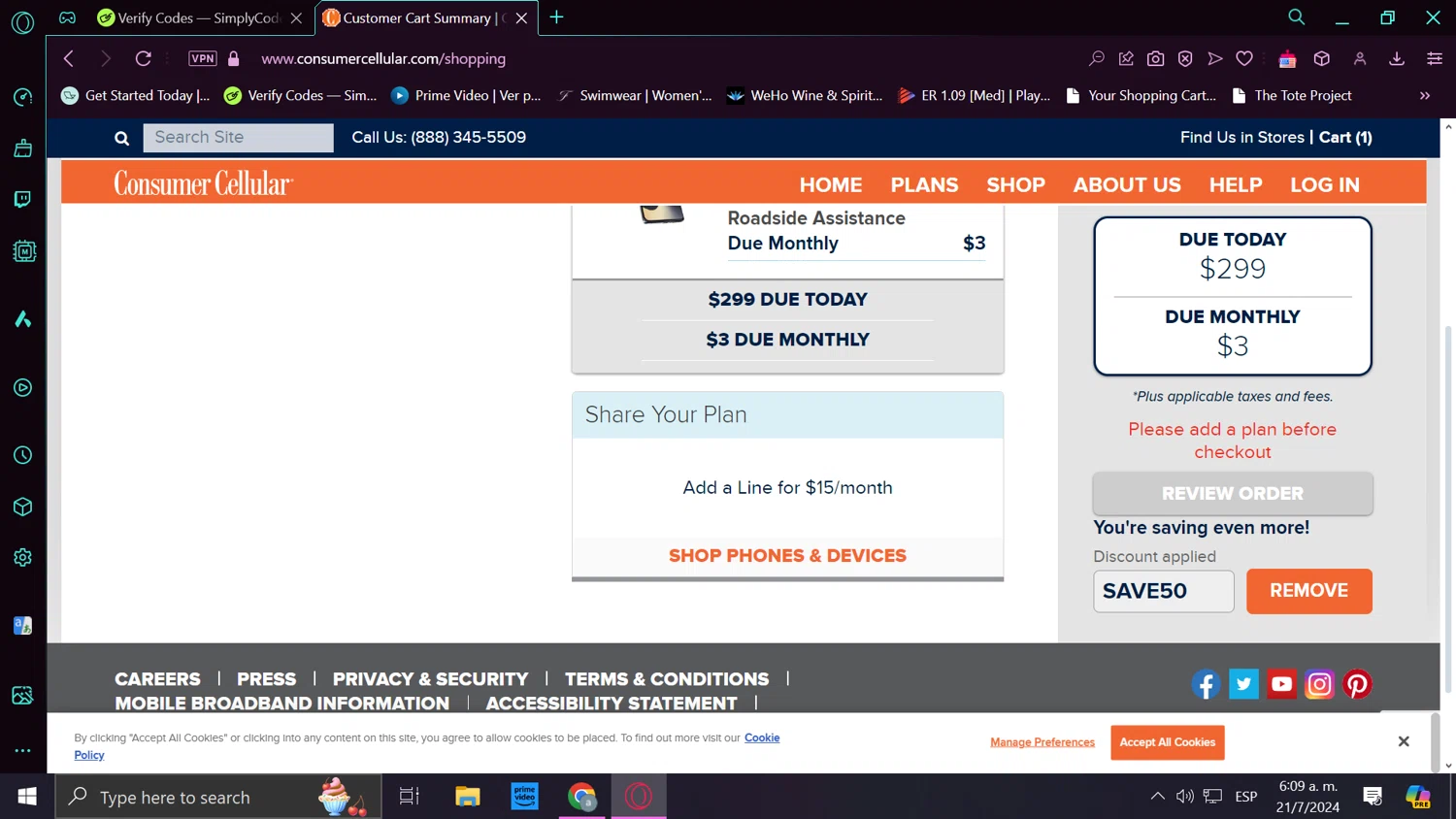 Consumer Cellular Promo Codes - $25 Off | September 2024