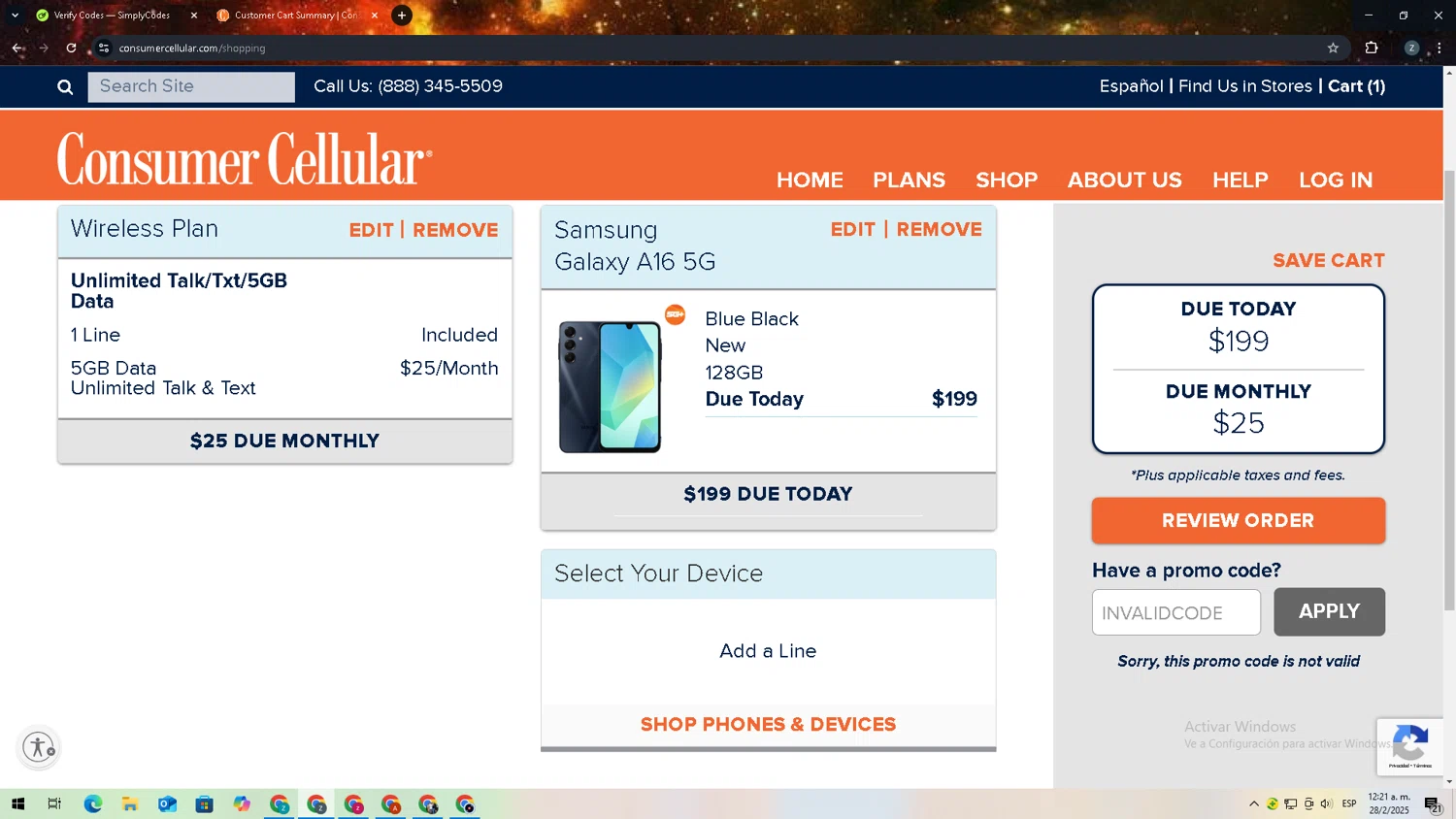 Consumer Cellular Promo Code - $25 Off February 2026