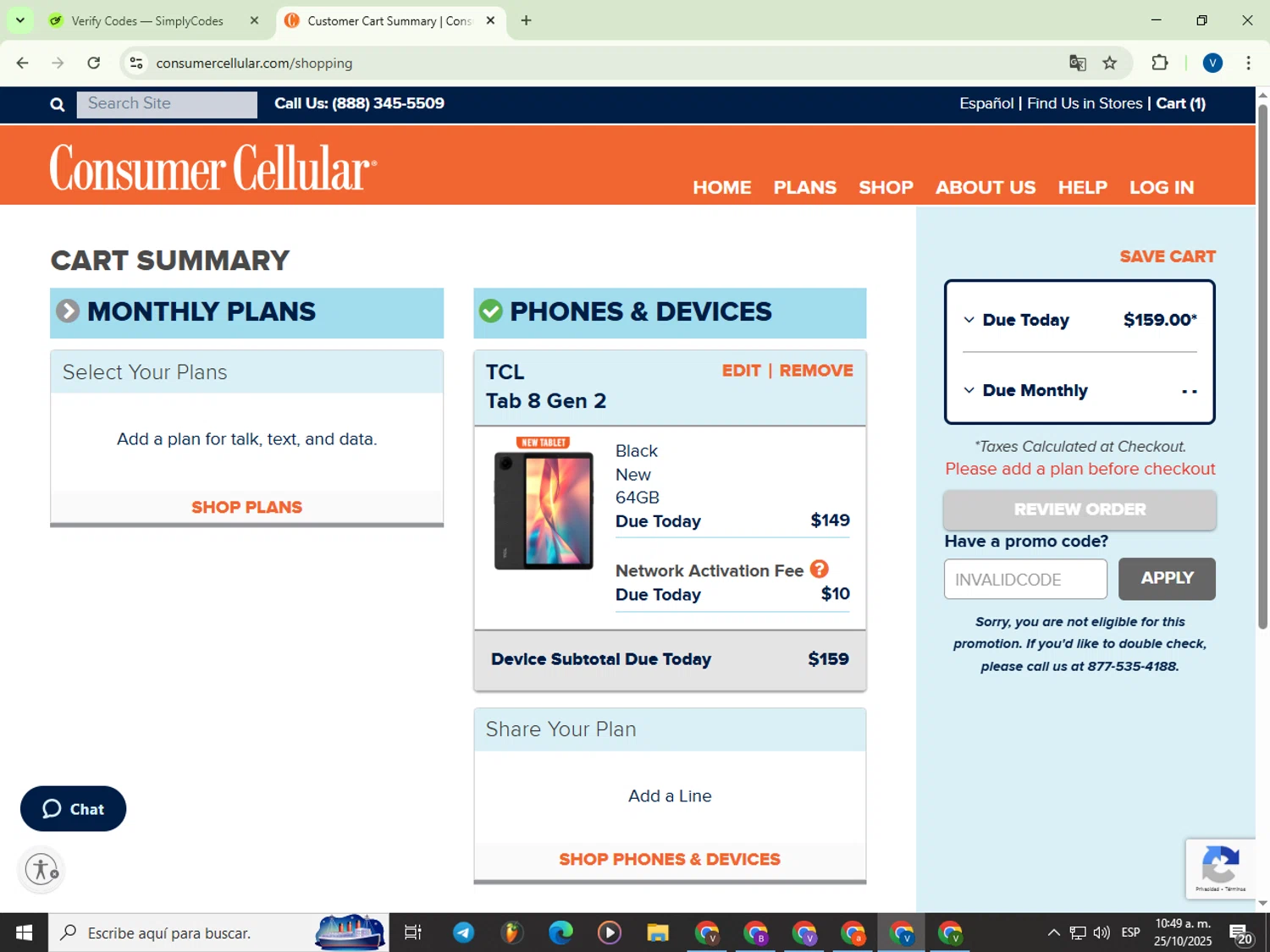 Consumer Cellular Promo Codes - 10% Off November