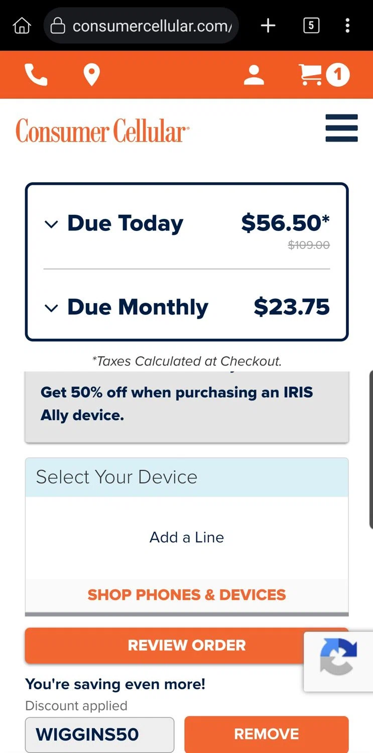 Consumer Cellular Promo Codes - $25 Off May 2026