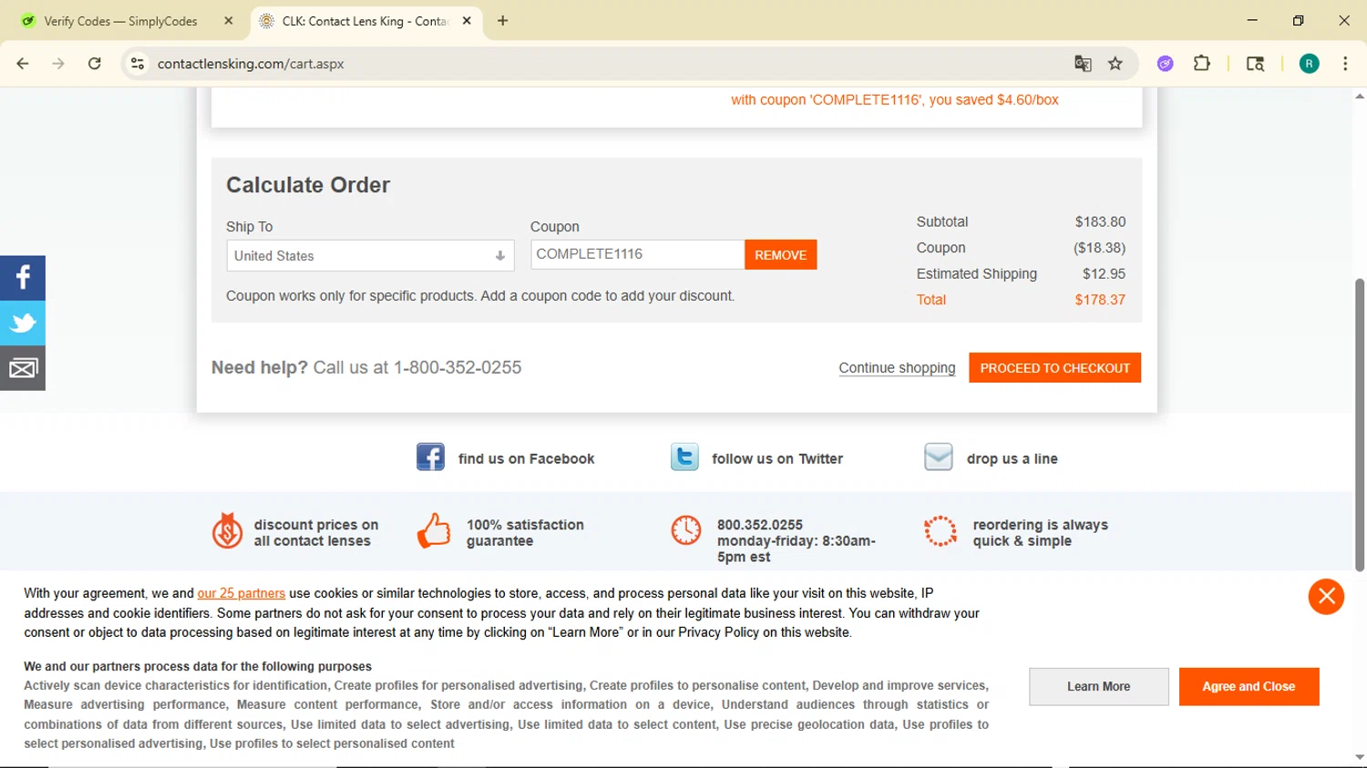 Contact Lens King Promo Code - 10% Off December 2025