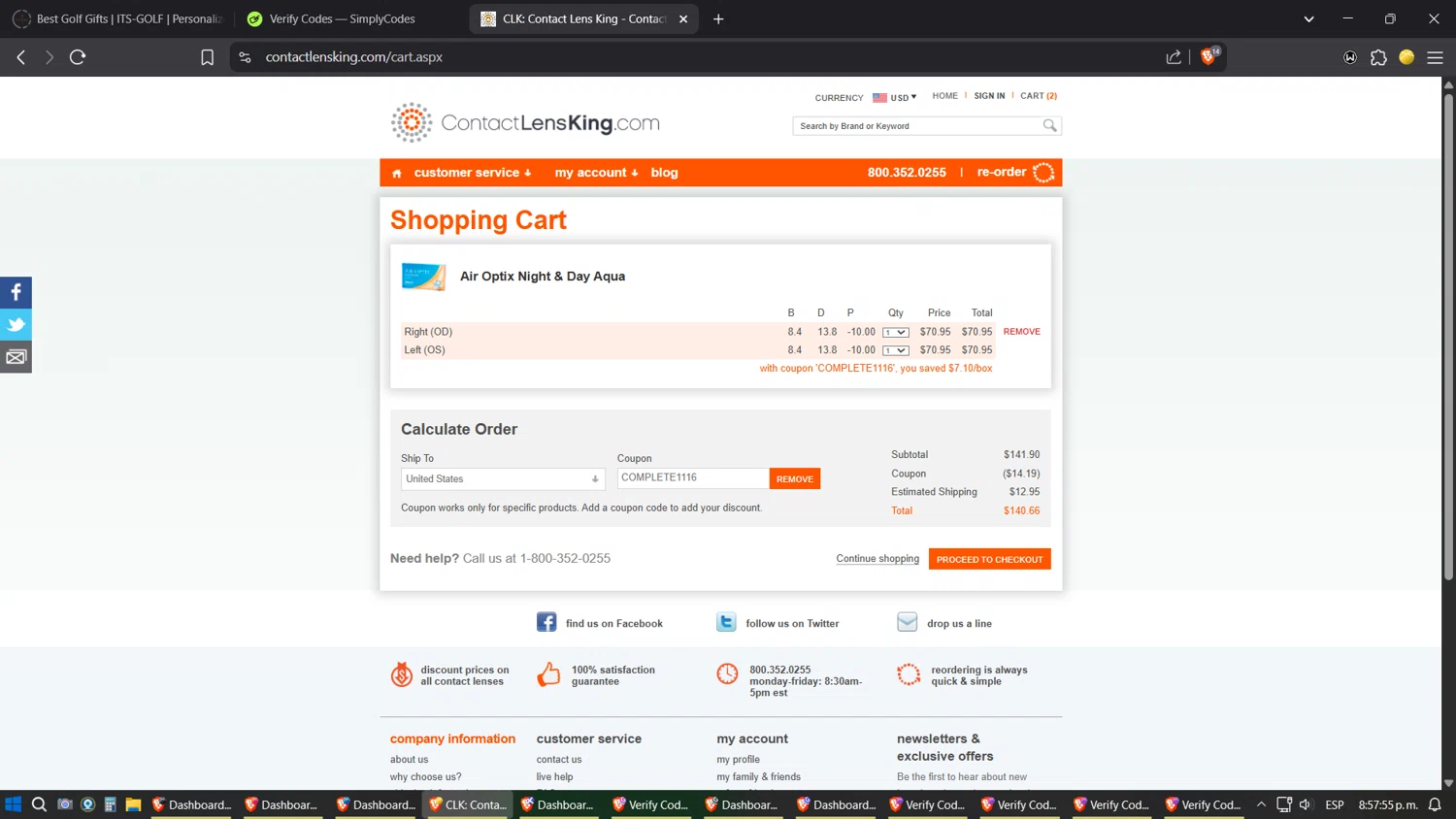 Contact Lens King Promo Code - 10% Off December 2025