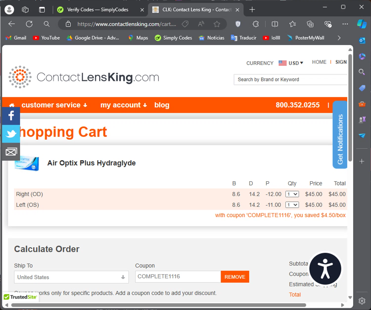 Contact Lens King Promo Codes – 15% Off | August 2024
