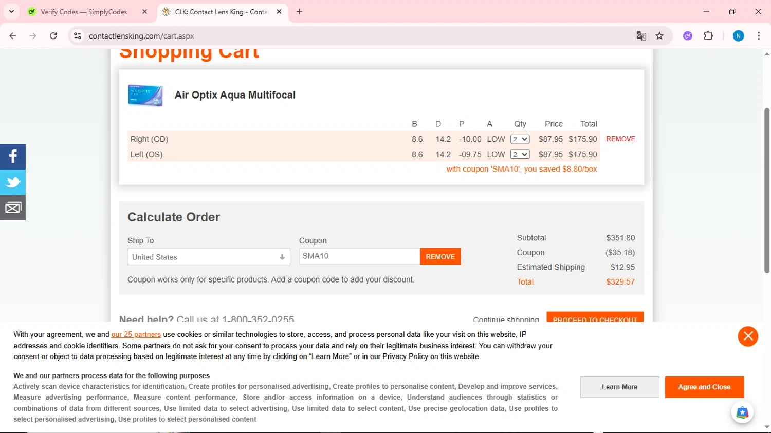 Contact Lens King Promo Codes - 10% Off Oct 2025