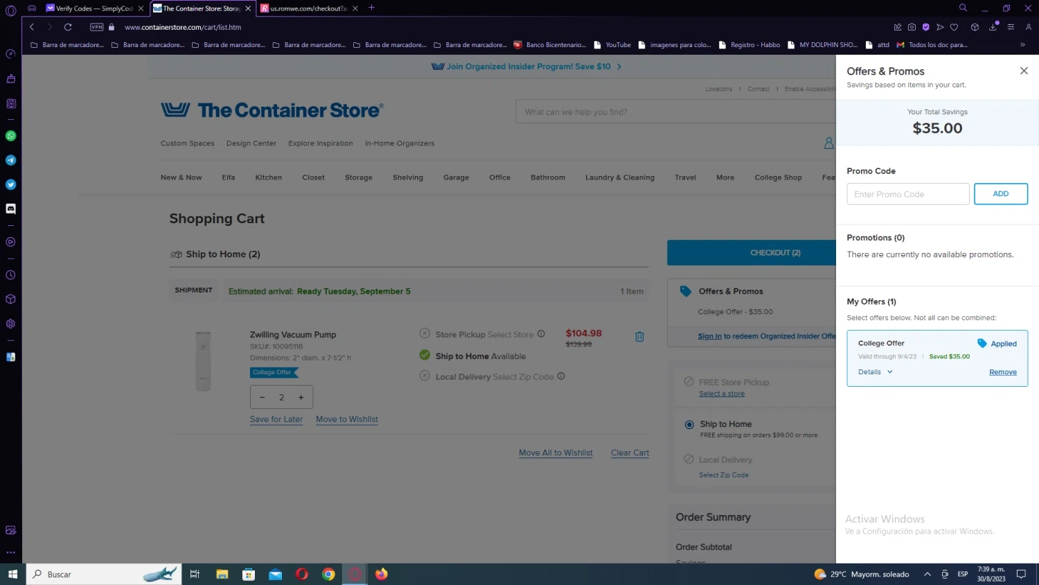 The Container Store Promo Codes – 25% Off | August 2024