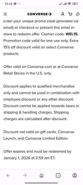 Converse Discount Codes - 50% Off (1 Verified) Sep 2025