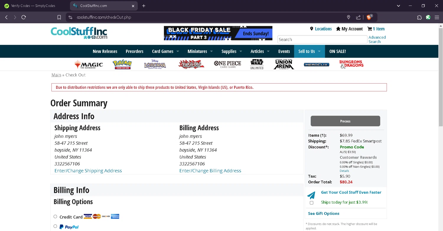 Coolstuffinc Promo Codes - 5% Off | December 2024