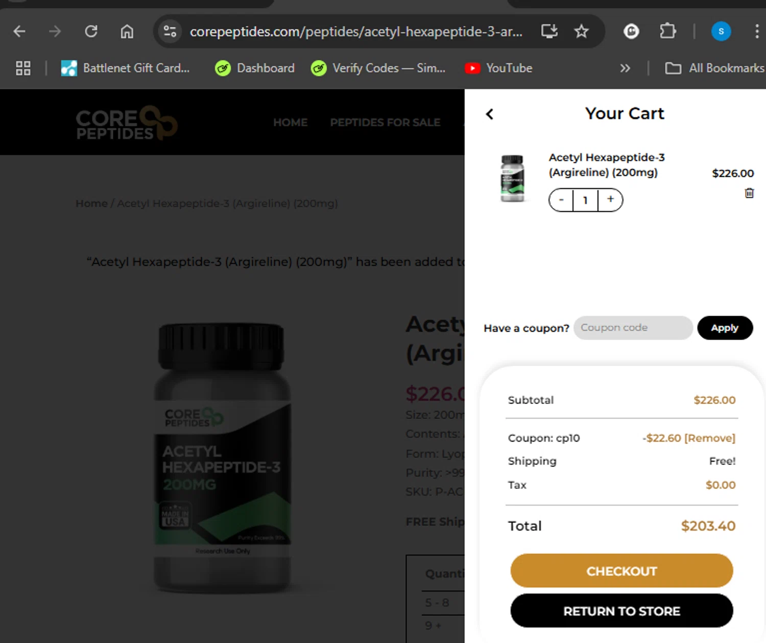 Core Peptides Coupons & Black Friday 2024 Deals - 15% Off