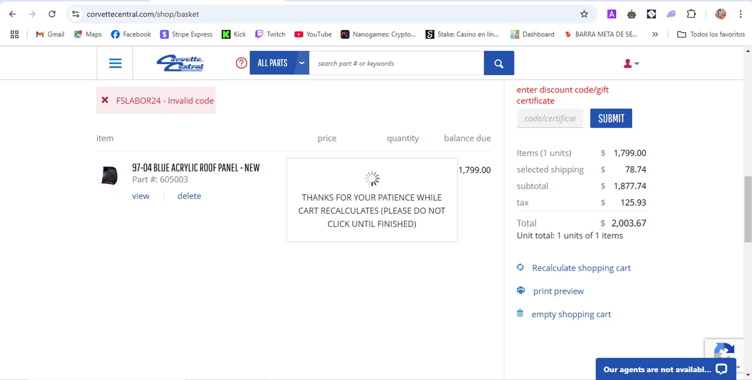 Corvette Central Discount Codes - 15% Off | January 2025