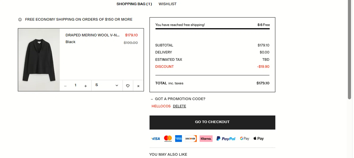 COS Discount Codes - 15% Off (5 Verified) Sep 2025