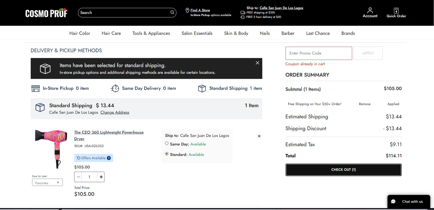 Cosmo Prof Coupon Codes - 25% Off Promo Codes in August 2024 | SimplyCodes