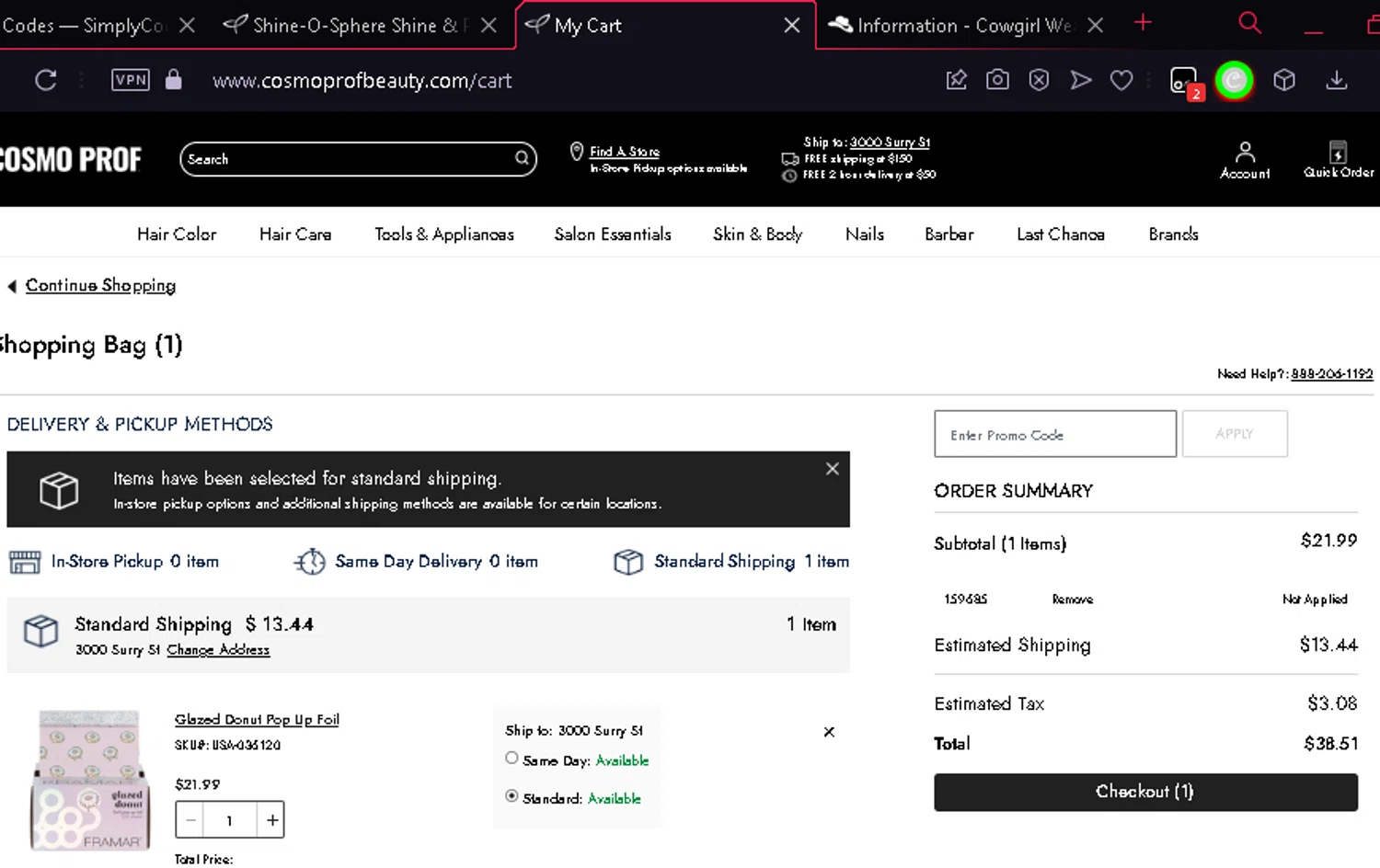 Cosmo Prof Coupon Codes - 25% Off | September 2024