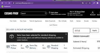 Cosmo Prof Promo Codes (1 Verified) - 10% Off Jun 2025