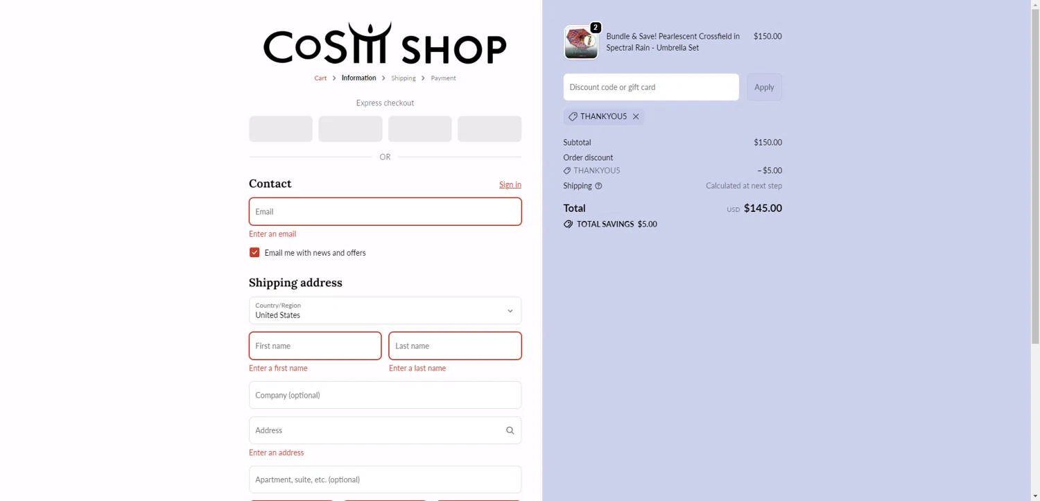 CoSM Shop Promo Codes (2 Verified) - 10% Off w/Code Oct 2025