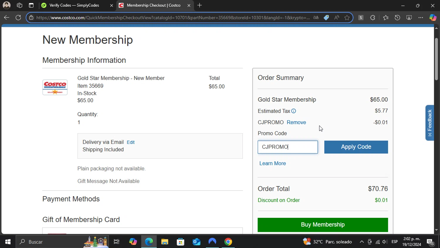 Costco Promo Codes (5 Verified) - First Buy Jan 2025