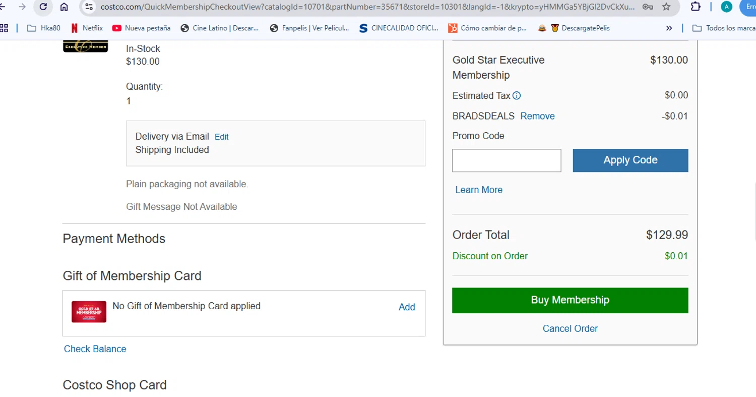 Costco Promo Codes (5 Verified) - First Buy Jan 2025